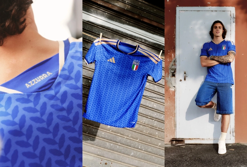 Italy Home Kit 2026 Released – Gold Meets Blue | World Cup Jersey