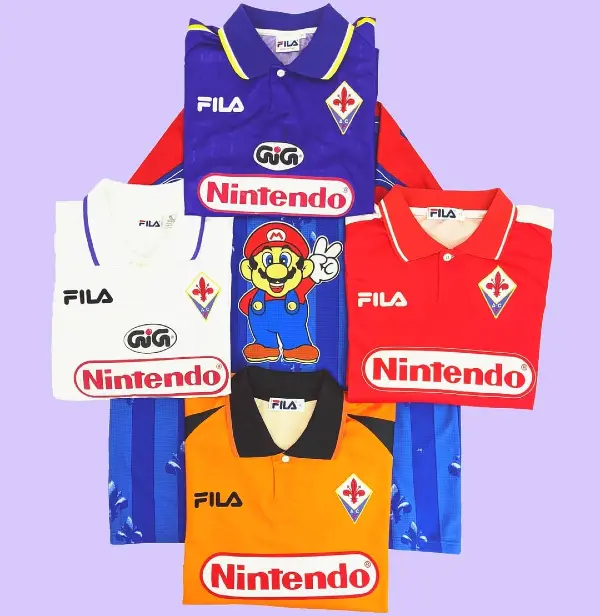 Fiorentina Nintendo Shirt: The Jersey That Defined a Golden Era | Cheap ...