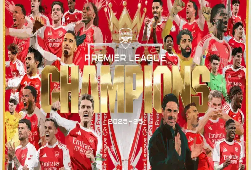 Arsenal Won Premier League Title After 22-Year Wait | Cheap Football Shirts